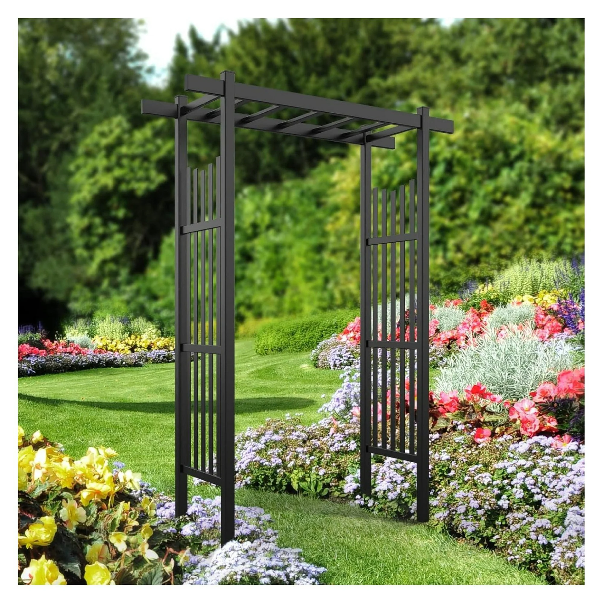 wangc123 Garden Arbor, PVC Wedding Arch for Ceremony Party, Garden ...