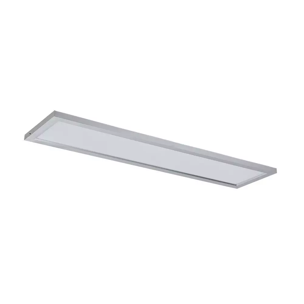 1 x 4 ft. LED Flat Panel Fixture in Brushed Nickel - Texas Outlet
