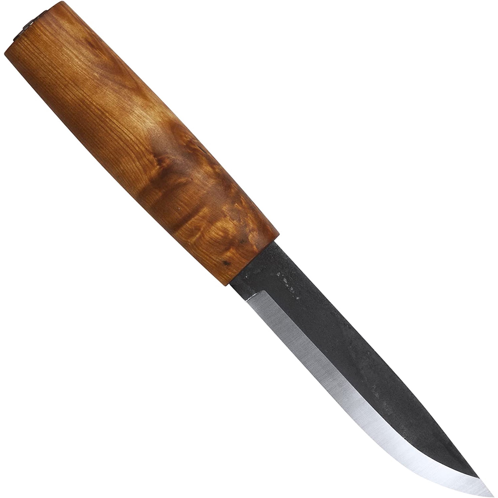 HELLE Knives - Viking - Fixed Blade Knife with Curly Birch Wood Handle ...