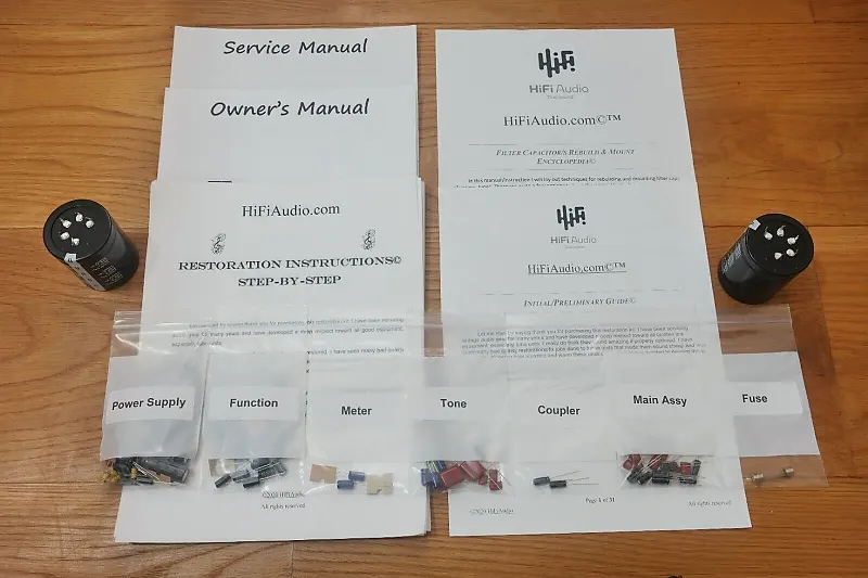 Yamaha CA-2010 restoration kit filter capacitor repair rebuild fix ...