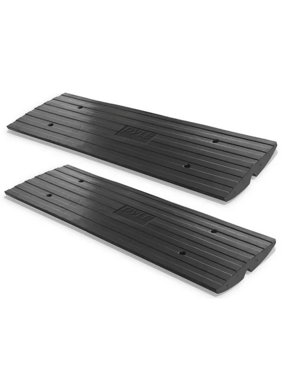Pyle PCRBDR21 Car/Truck Curbside Driveway Ramp Threshold Bridge Track ...