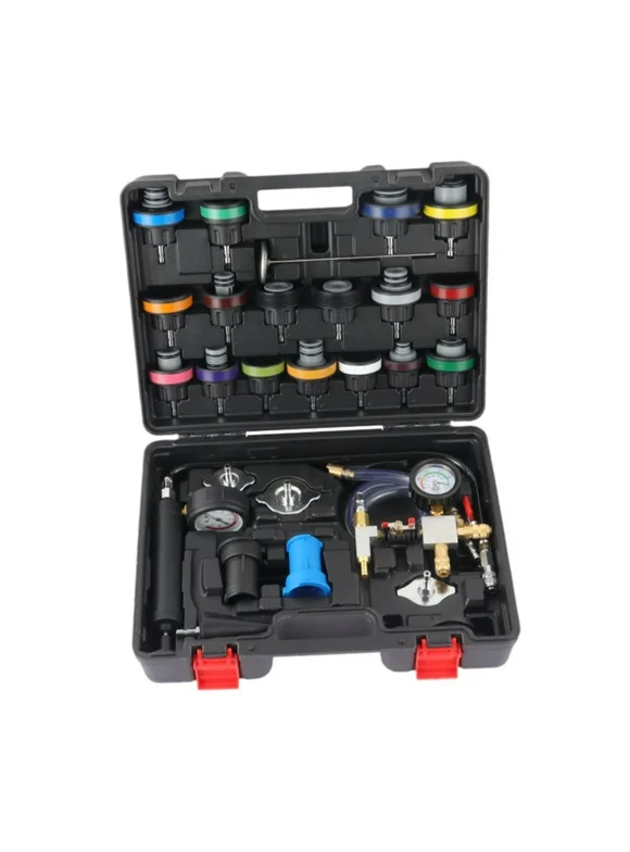 AMLESO 28 Pieces Generic Cooling System Pressure Tester, Water Tank ...