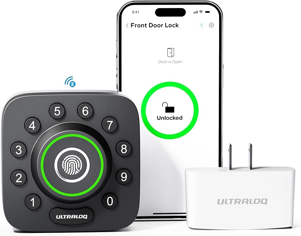 ULTRALOQ World's First Z-Wave Smart Lock with Fingerprint ID, Z-Wave ...