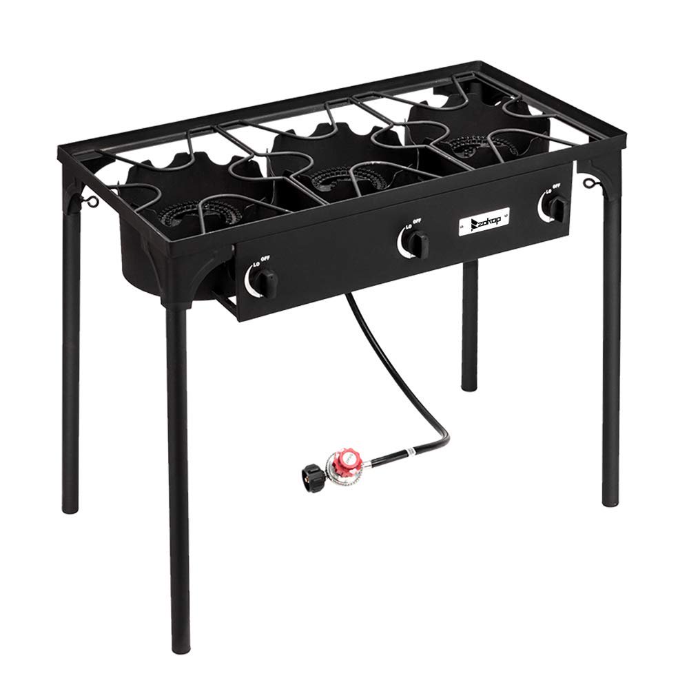 Portable Cast Iron Patio Cooking Burner Outdoor Camp Stove High ...