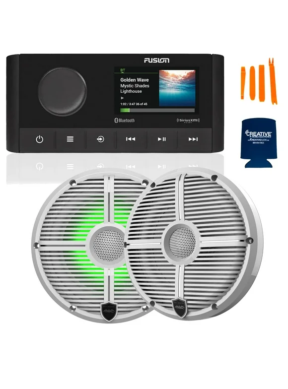 Fusion MS-RA210 Marine AM/FM/BT/NEMA2000/Sirius XM Ready Stereo with 1 ...
