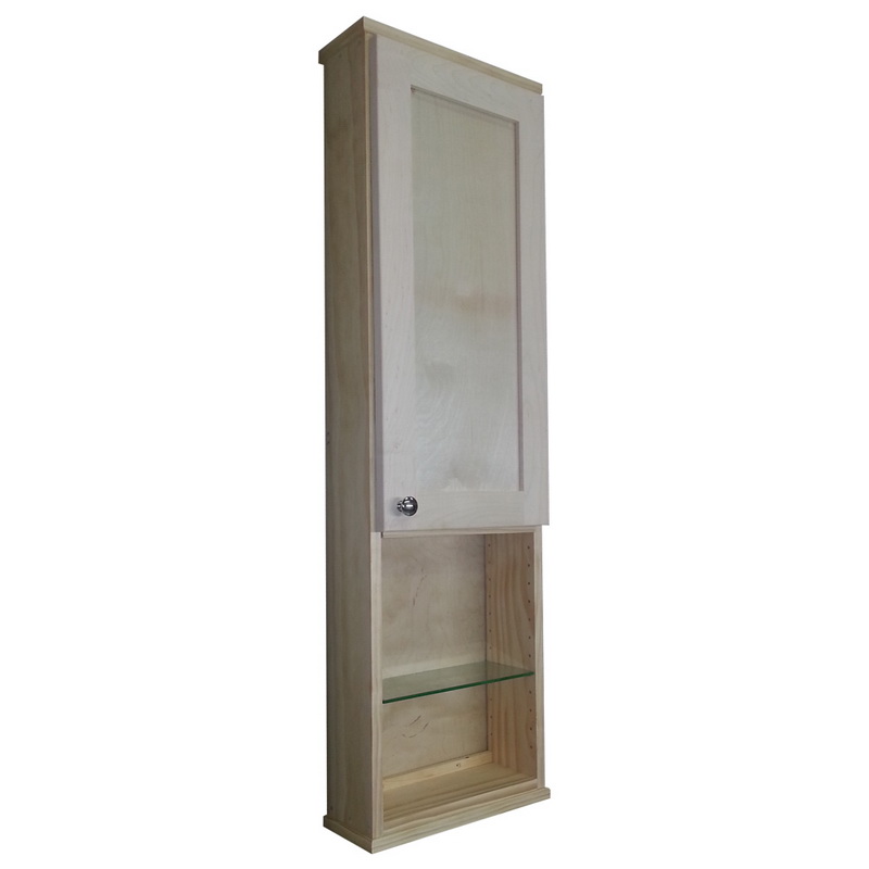 WG Wood Products SHK-448-18s 48" Shaker Series On the wall Cabinet with ...