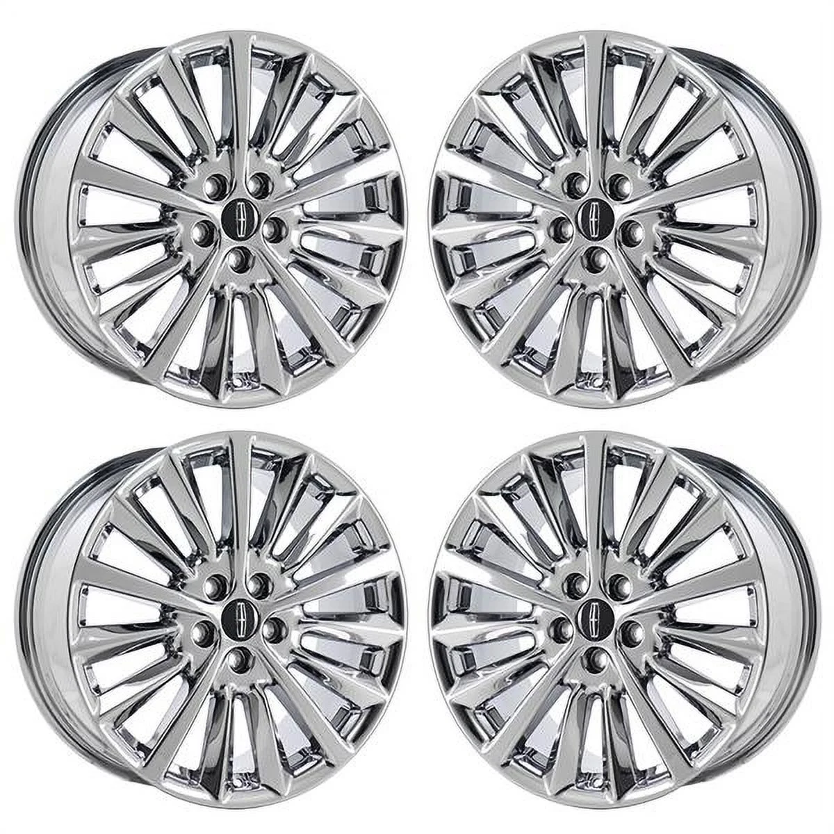 LINCOLN MKZ 2017 - 2020 PVD BRIGHT CHROME Factory OEM Wheels Rims (Not ...