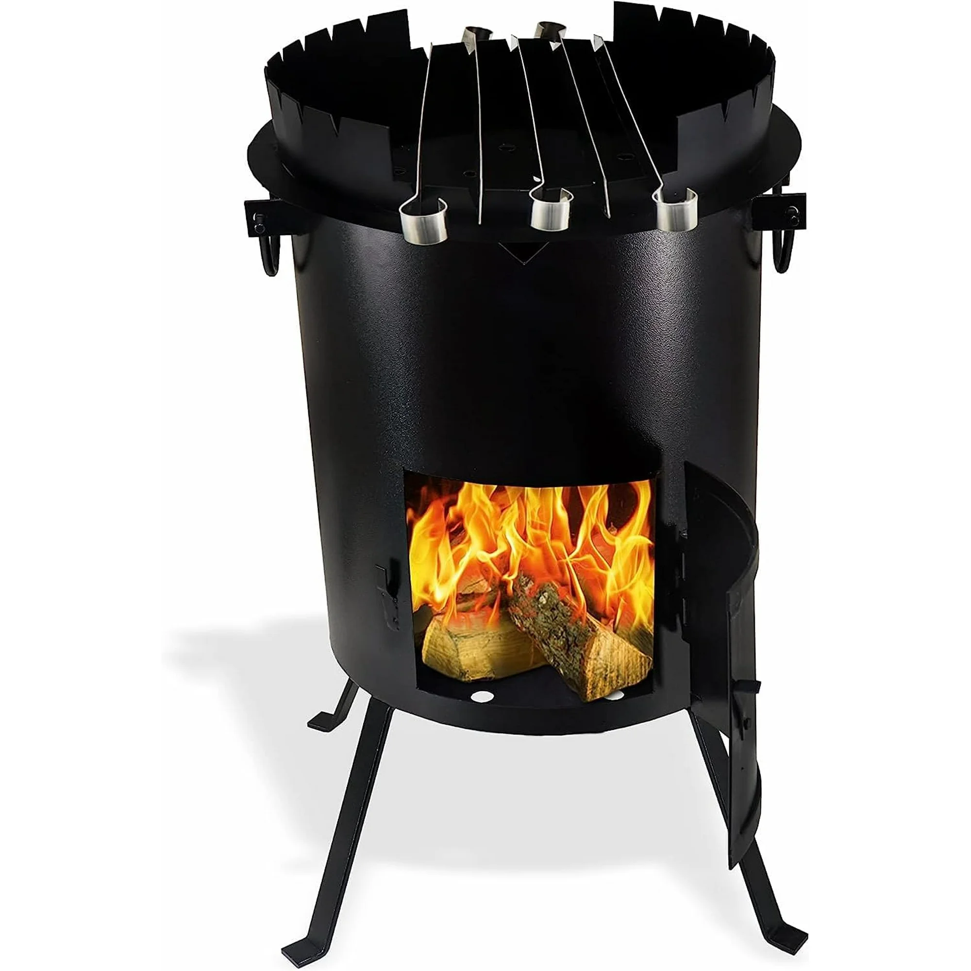 Wood Fire Oven , Kazan Oven , Qazon Pilaf Plov 16" Diameter with Kebab ...