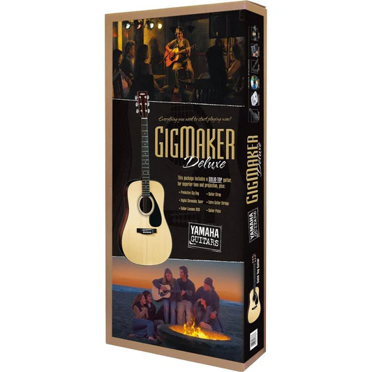 Yamaha Gigmaker Deluxe Acoustic Guitar Pack Yamaha Gigmaker Deluxe ...