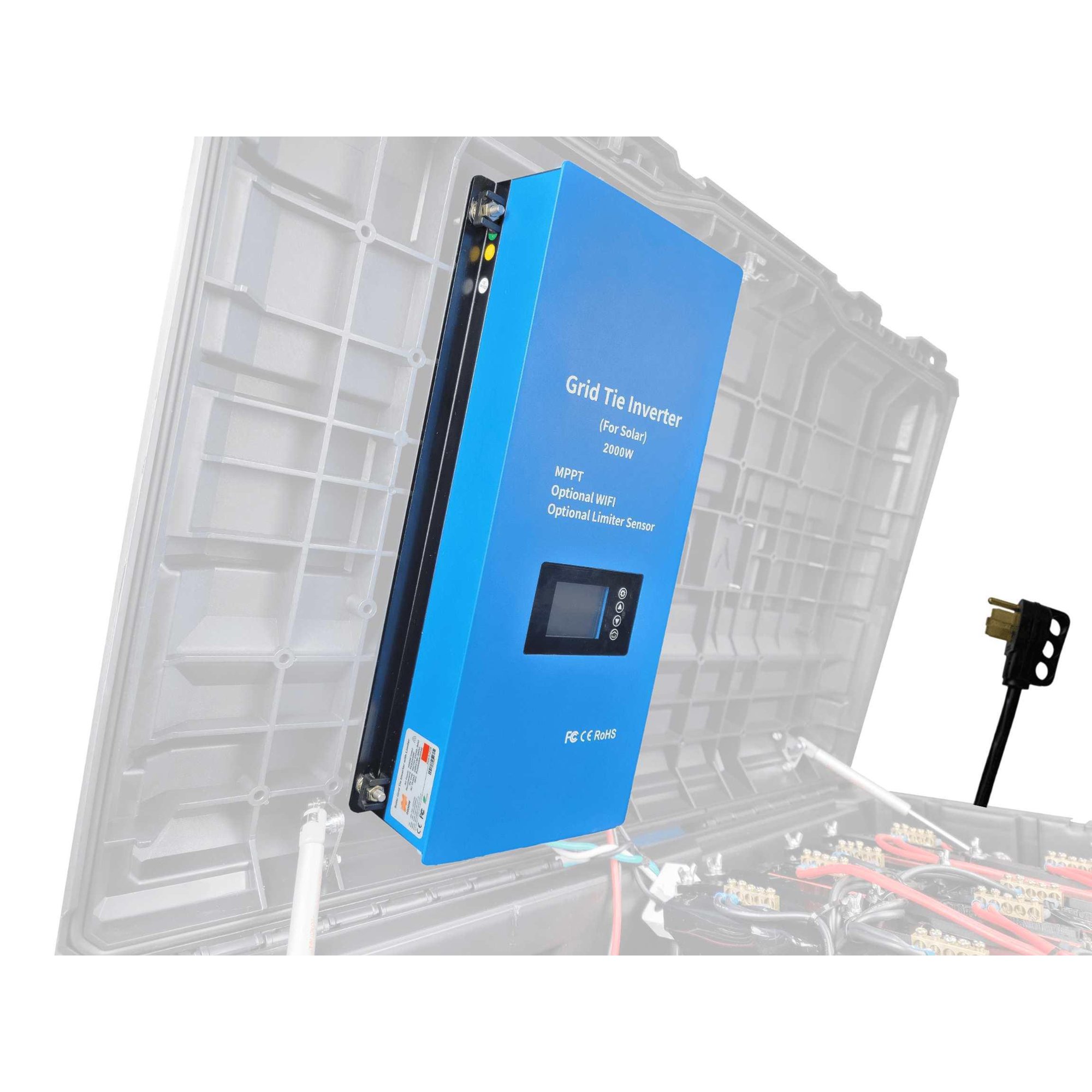 2000W Grid tie output, for Rebel Solar Generators, 240V split phase ...