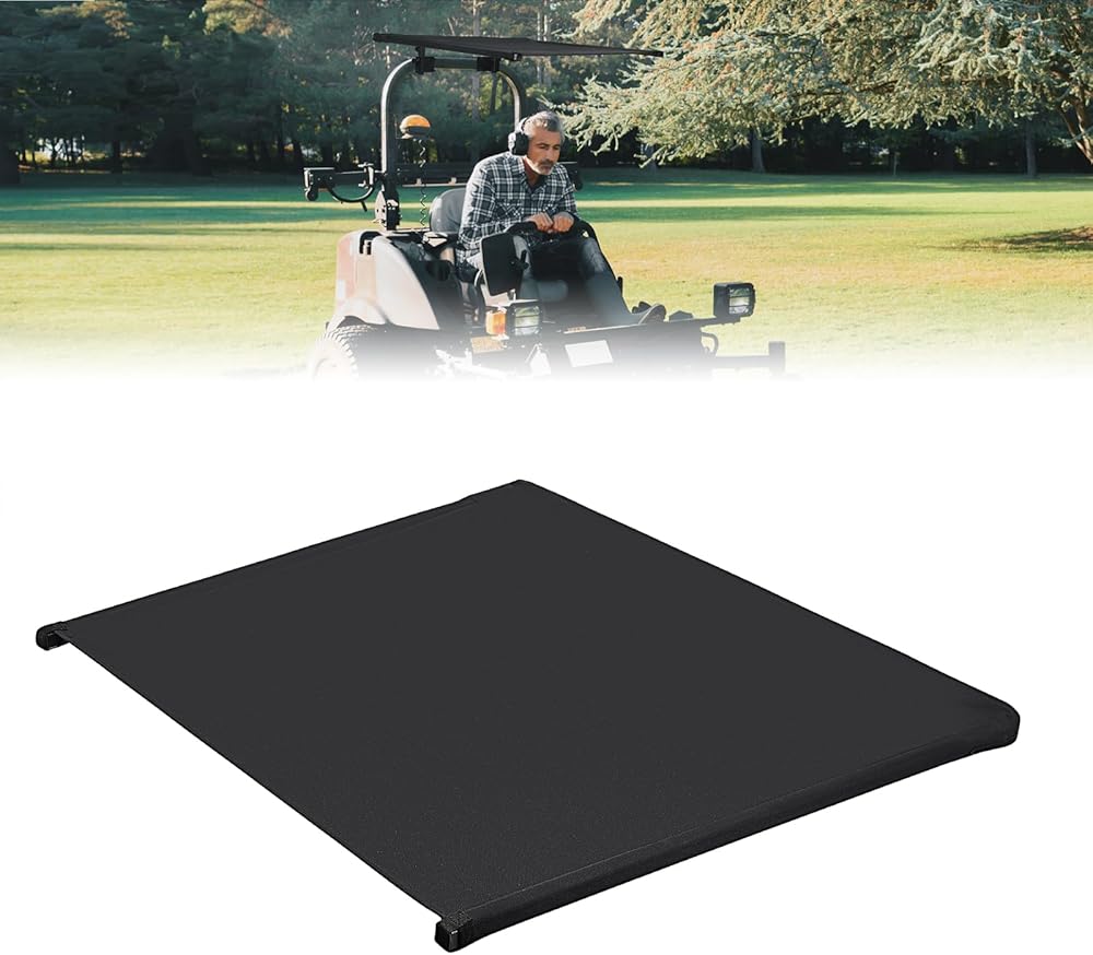 KEMIMOTO Tractor Canopy Sun Shade Cover Turn Lawn Mower Compatible with ...