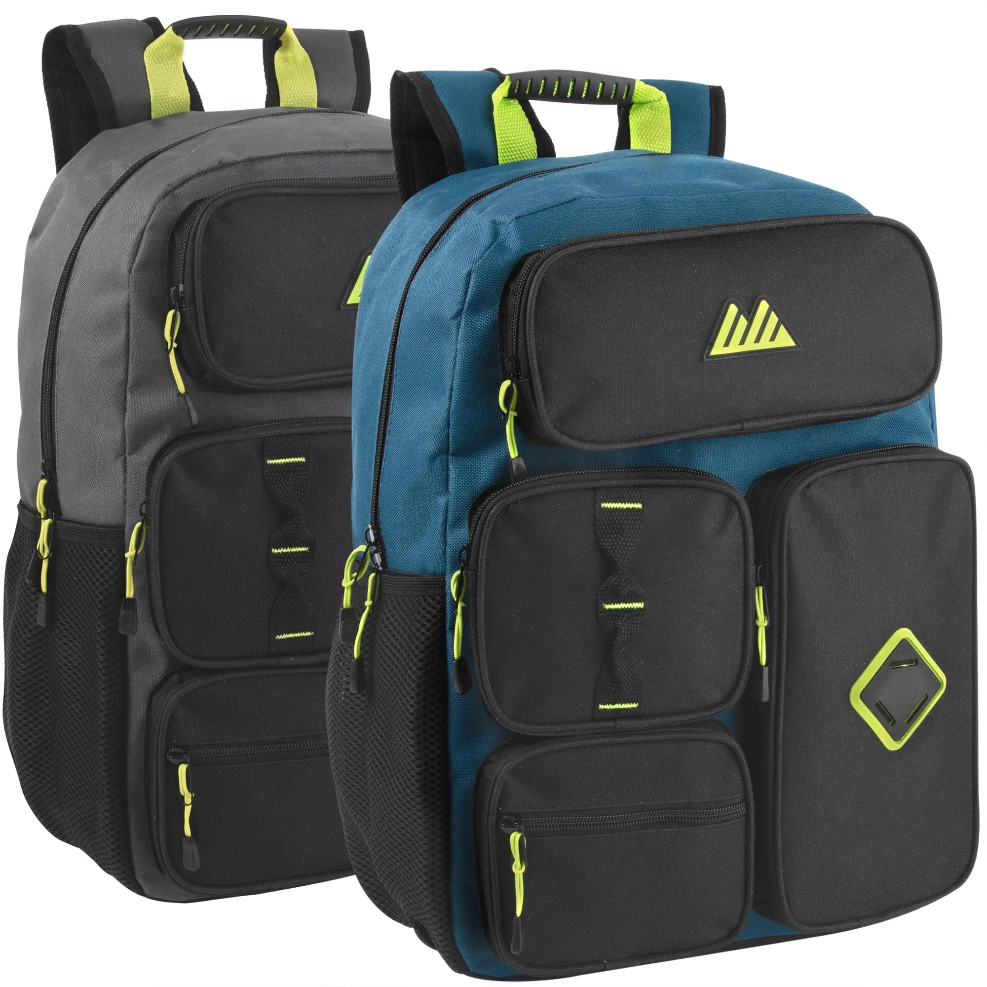 Summit Ridge 24 Pack of Bulk Wholesale Heavy Duty, Multi-Pocket, Multi-Purpose, Backpacks for ...