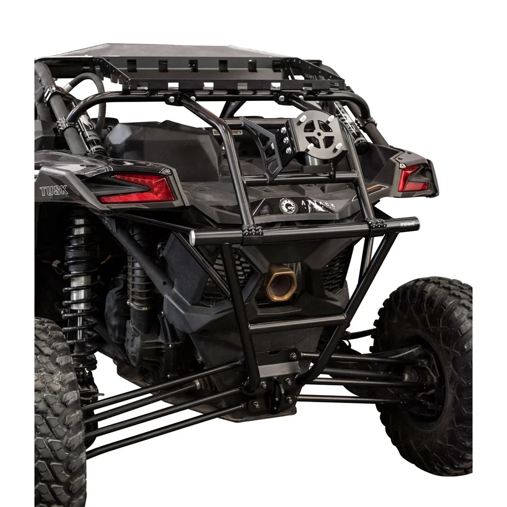 Tusk UTV Rear Bumper, Cargo Rack, and Spare Tire Carrier for CAN-AM ...