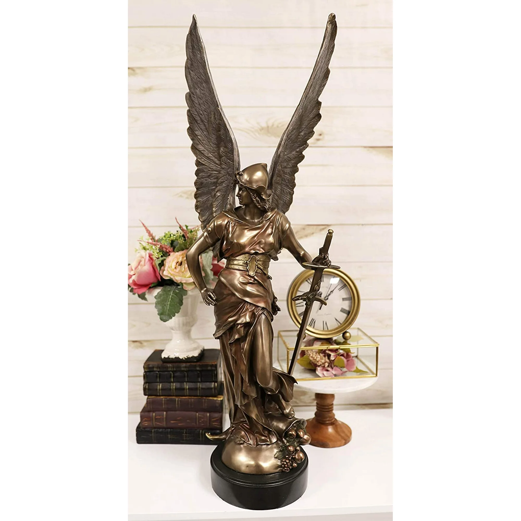 Ebros Large 35" Tall Winged Victory Angel of Justice with Sword ...