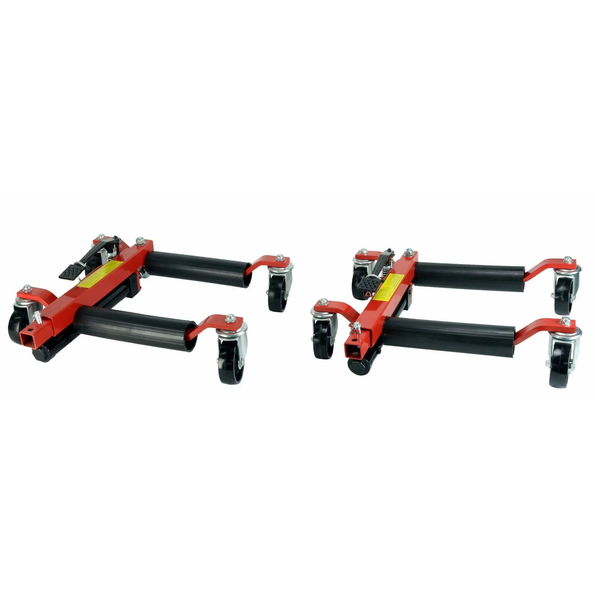 (2) Dragway Tools 12" Hydraulic Wheel Dolly Vehicle Positioning Jacks ...