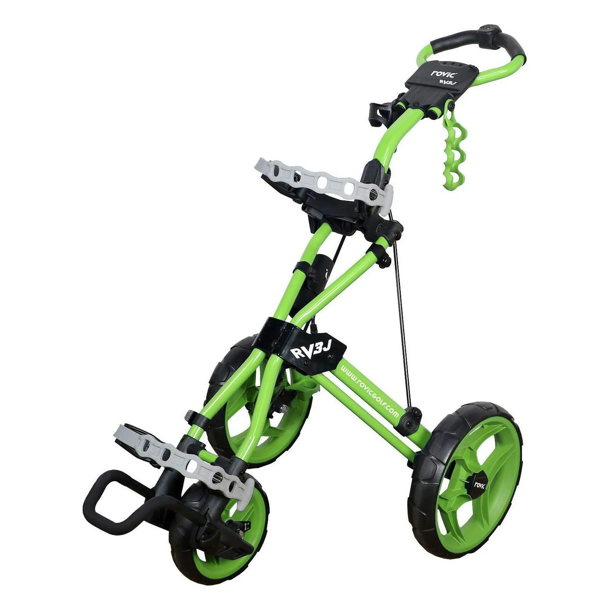 Rovic Model RV3J Junior | Youth 3-Wheel Golf Push Cart - Texas Outlet