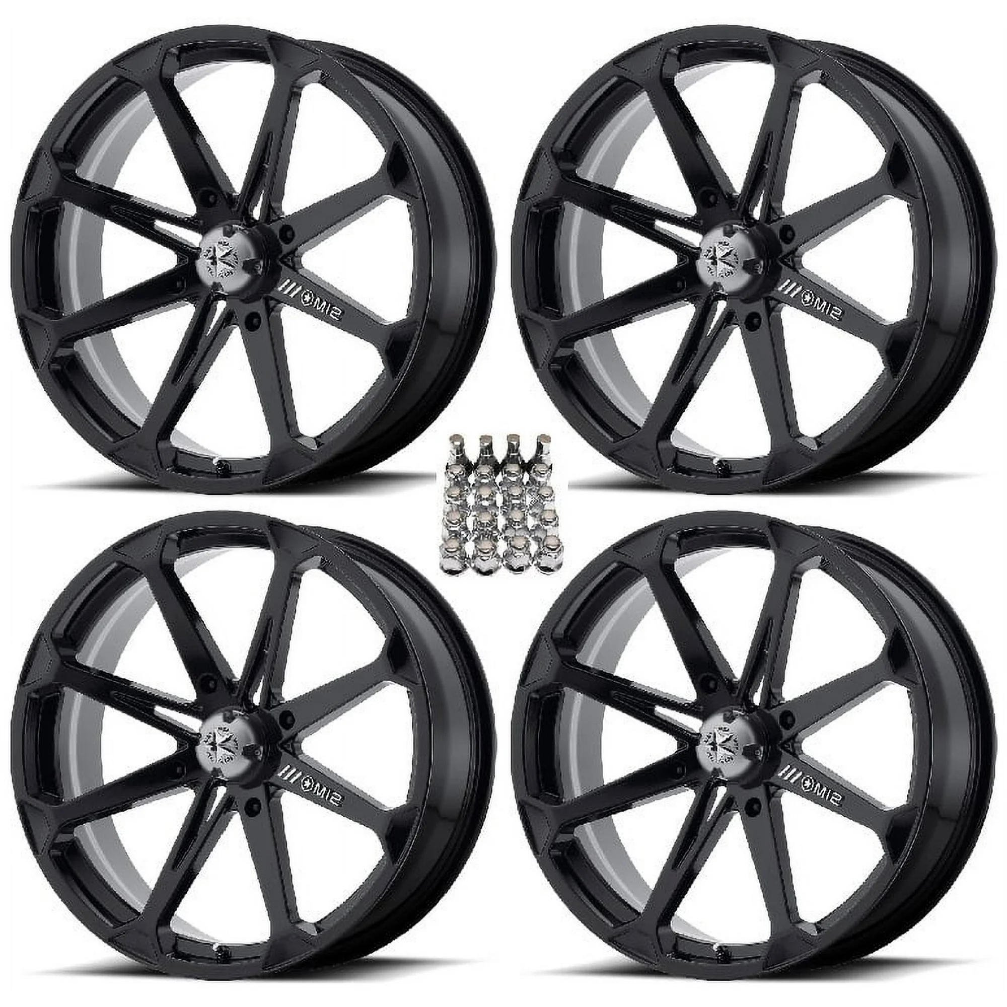 MSA M12 Diesel ATV Wheels/Rims Black 20" Sportsman RZR Ranger - Texas ...