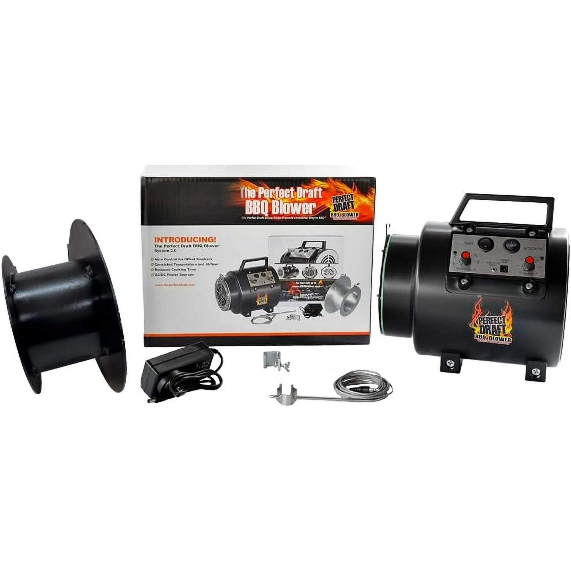 Perfect Draft BBQ Blower 4.0 for Offset Smoker Grill - Designed in ...