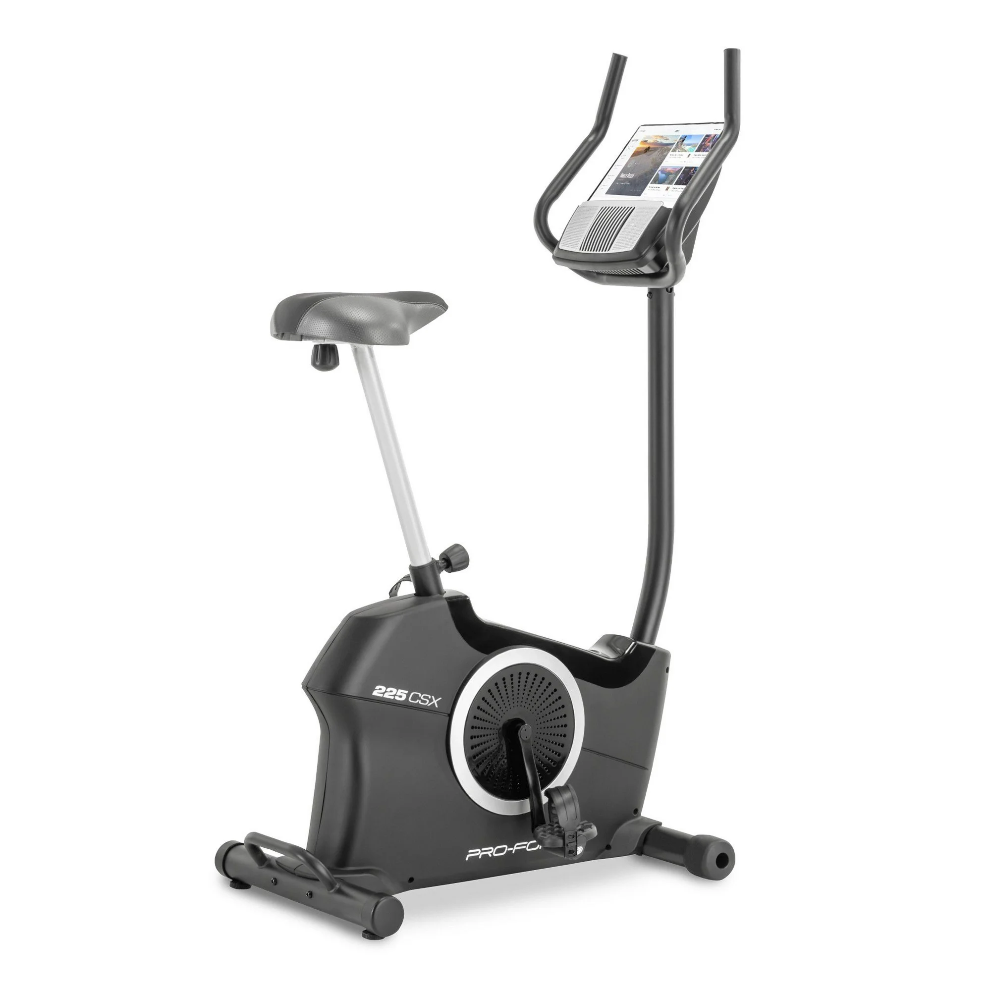 ProForm 225 CSX; Upright Exercise Bike with 5 Display, Built-In Tablet ...