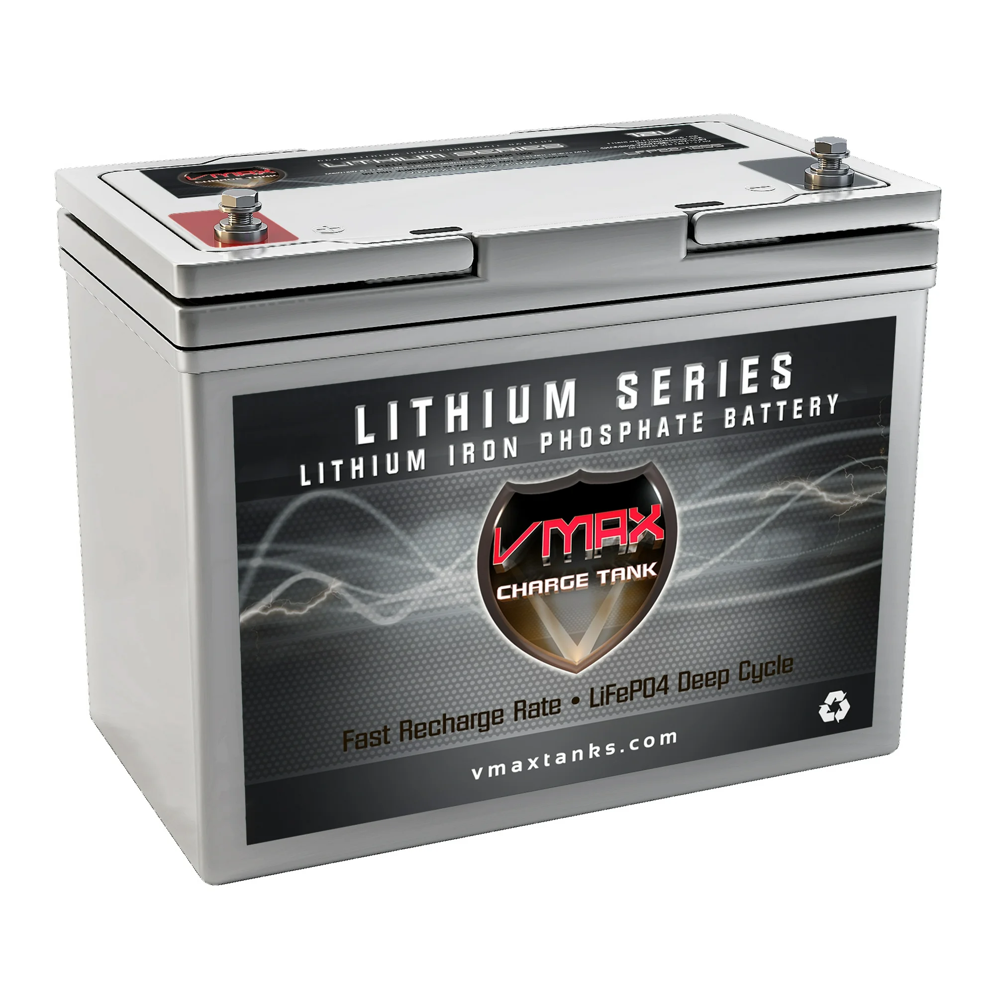 VMAX LFP22-1255 Lithium Iron LiFePO4 12V 55AH 22NF Battery 704Wh w/BMS ...