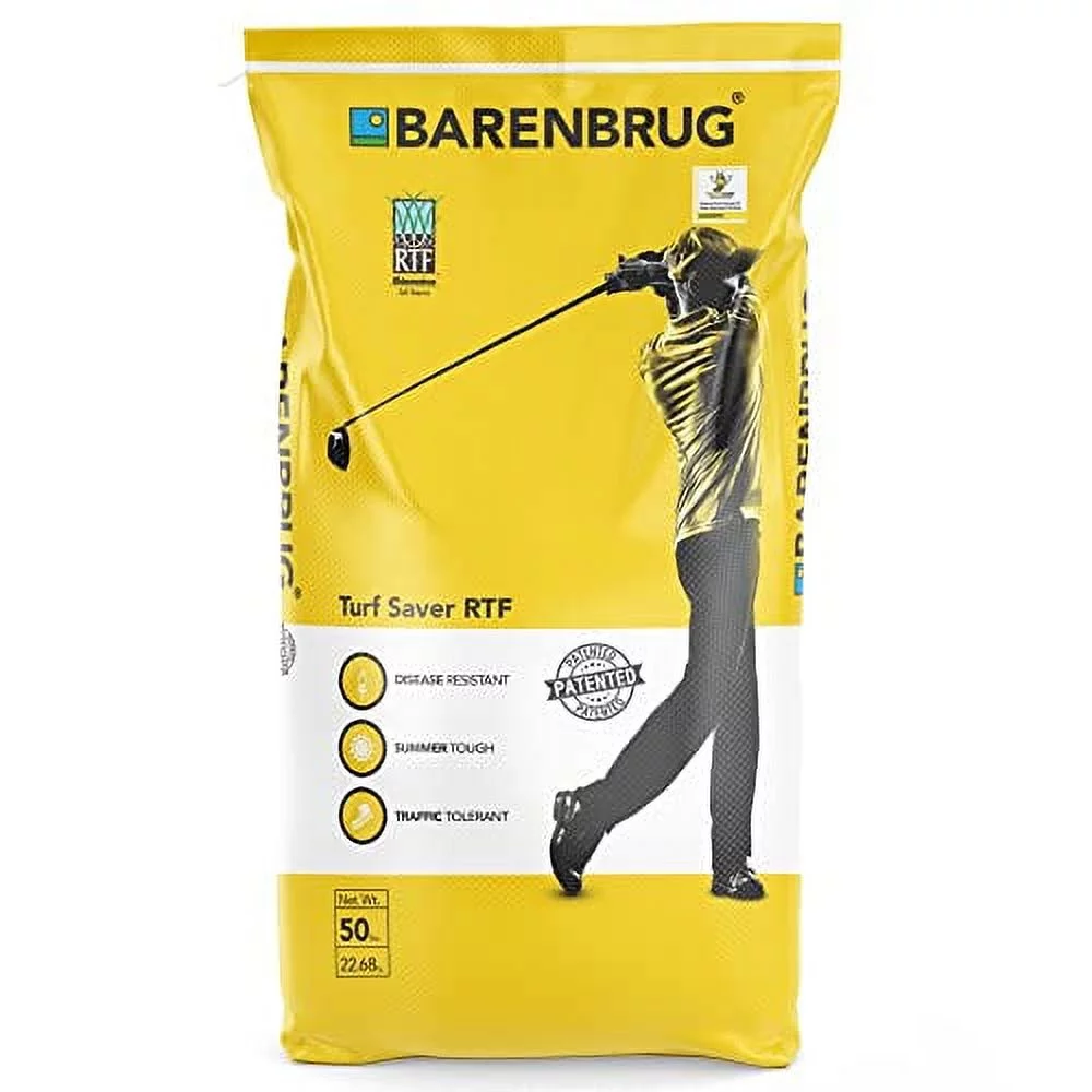 Barenbrug Turf Saver RTF Grass Seed w/Yellow Jacket Coating- Less Water ...