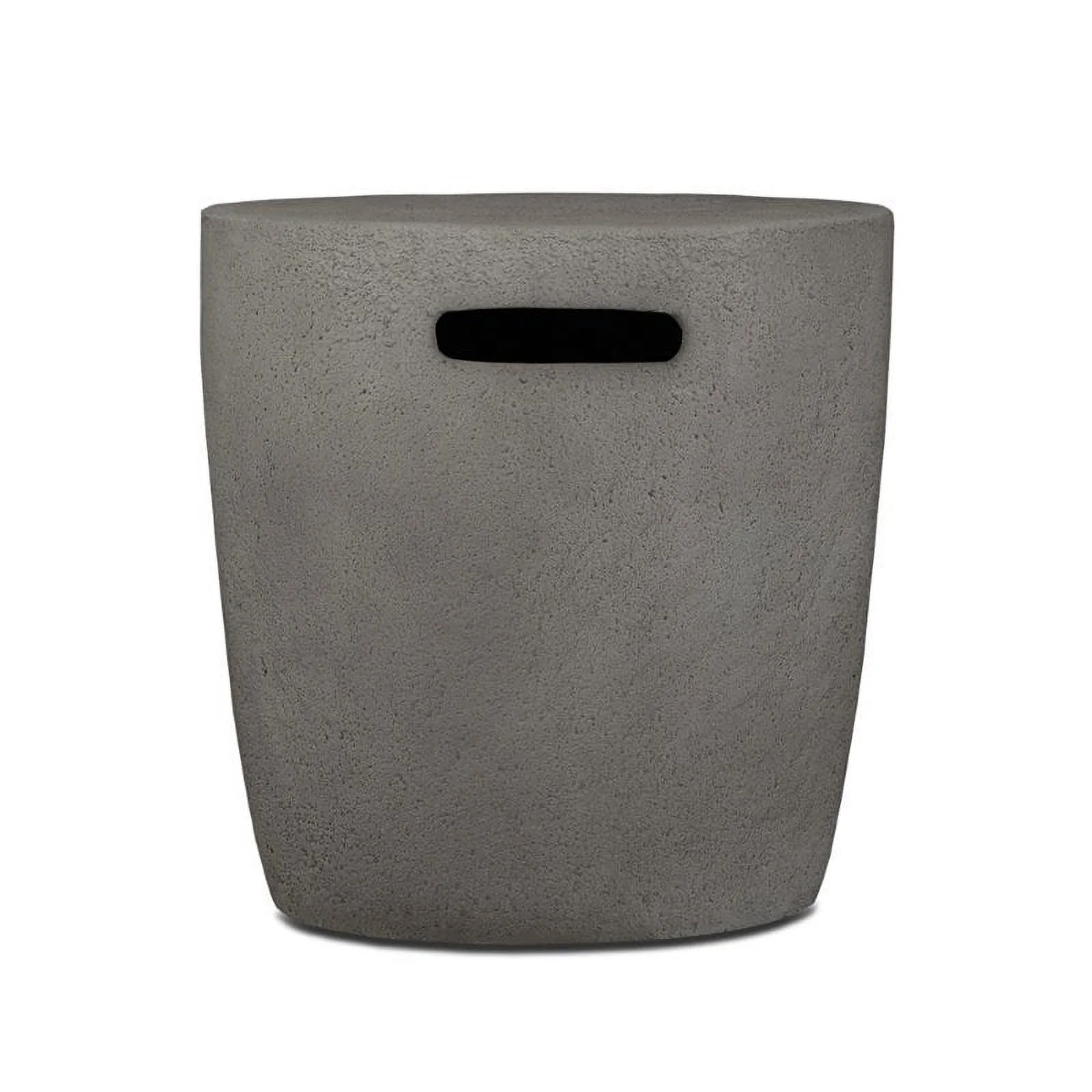 Bowery Hill Contemporary Round Propane Tank Cover in Glacier Gray ...