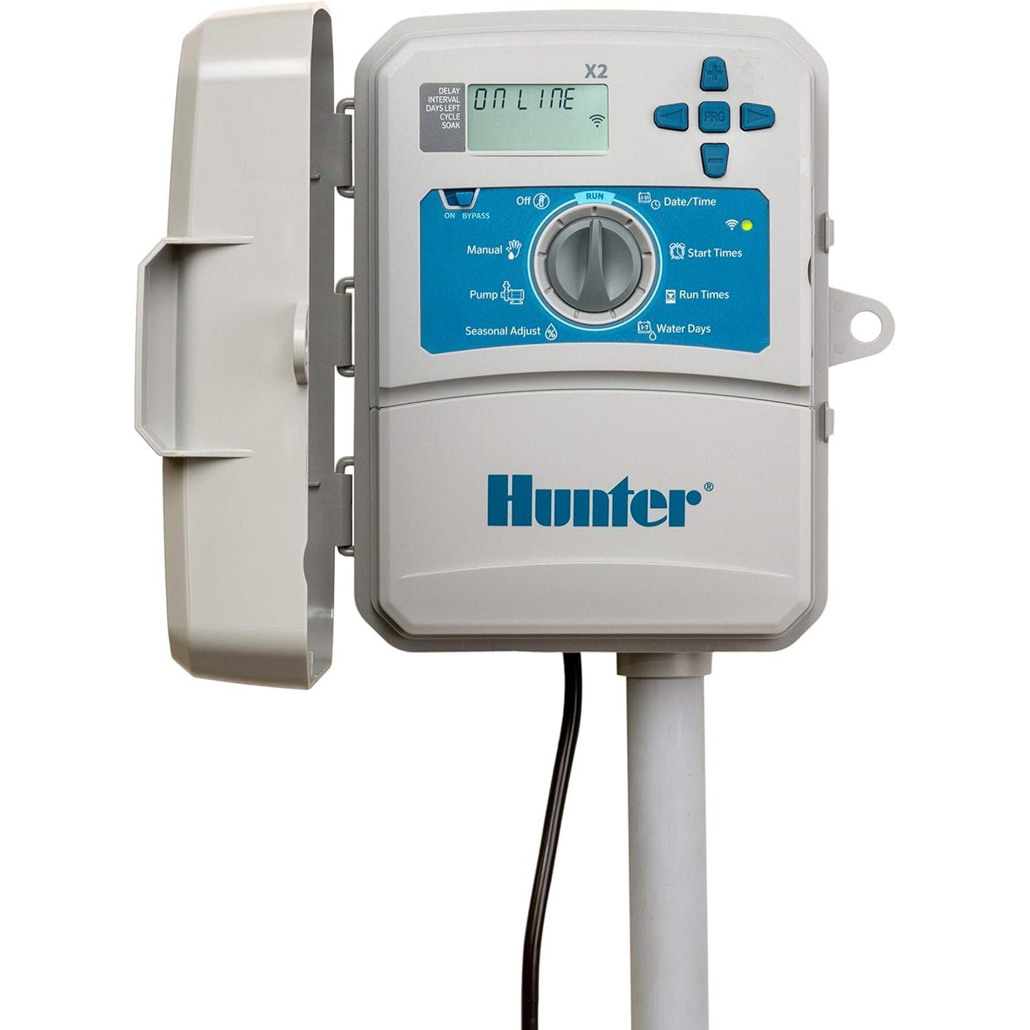HUNTER X2-600 6-Station Sprinkler Timer Controller w/Plug Wi-Fi Ready ...