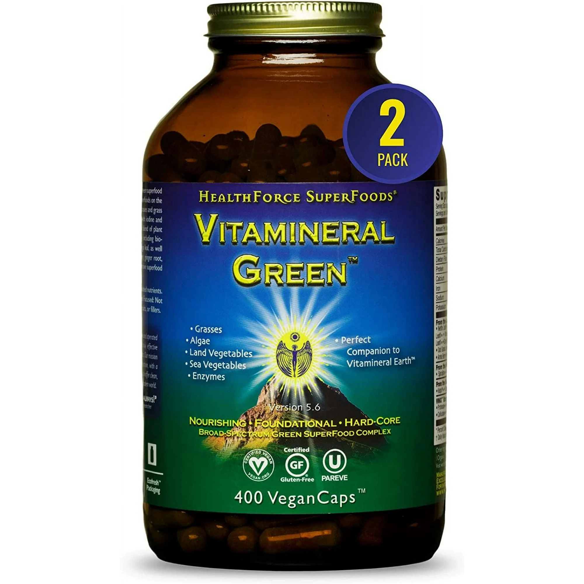 HealthForce SuperFoods Vitamineral Green - Mineral Supplement for ...