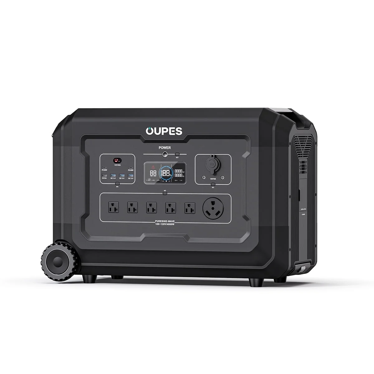 OUPES Mega 5 4000w/5040Wh Power Station Solar Generator, for Home ...