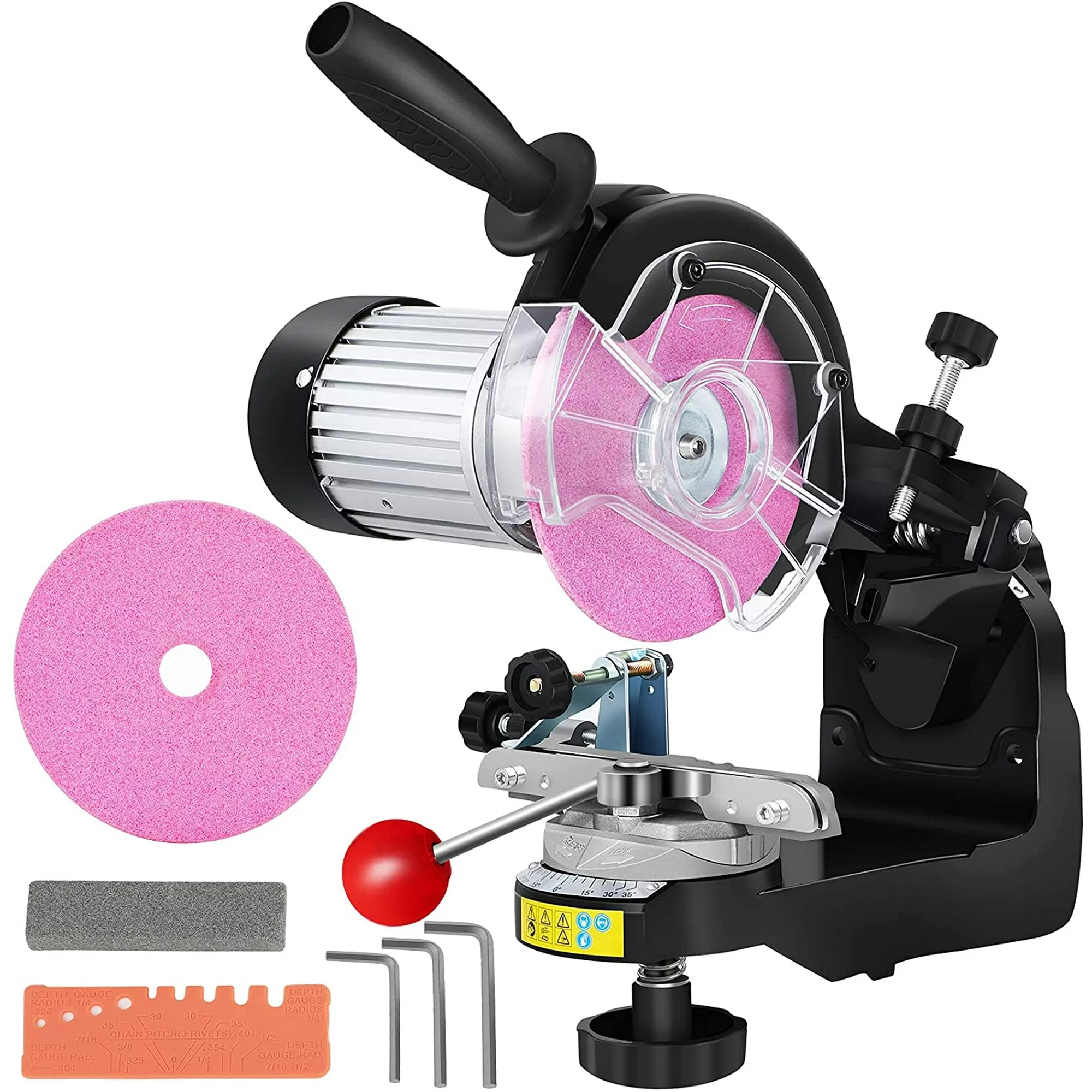 Chainsaw Sharpener, Professional Electric Multi-Angles Automatic Saw ...