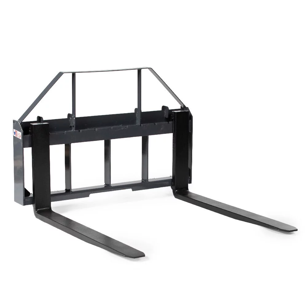 Titan Attachments UA Pallet Fork Frame Attachment, 42" Fork Blades ...