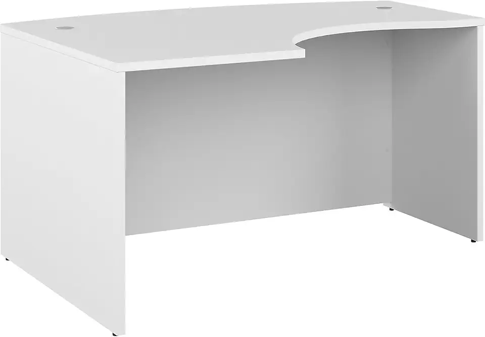 Bush Business Furniture Studio C 60W x 43D Left Hand L-Bow Desk Shell ...