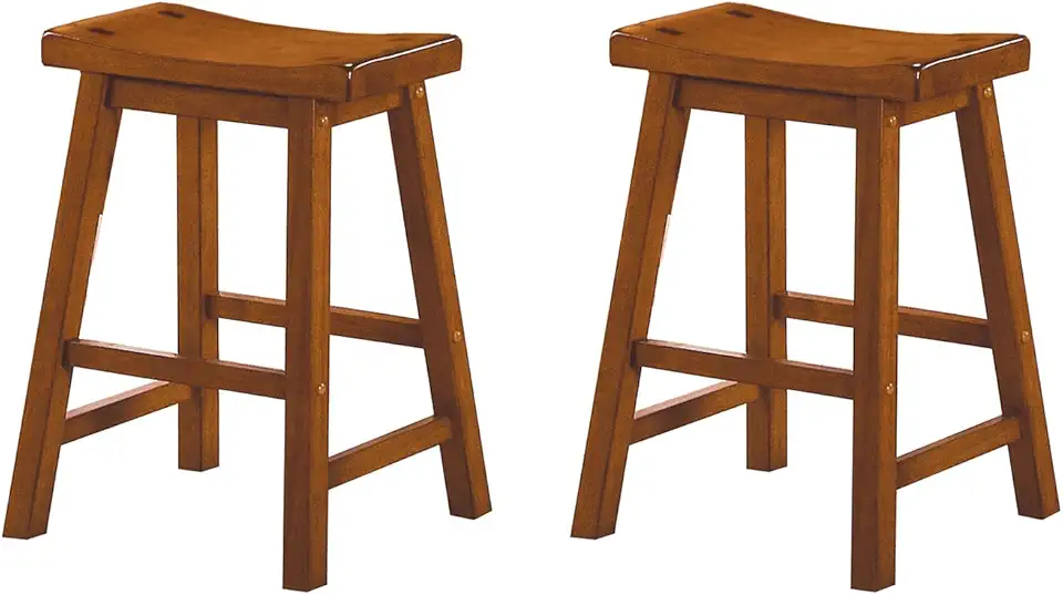 bar Stool Adjustable Height Counter stools Simple Assembly Metal bar ...