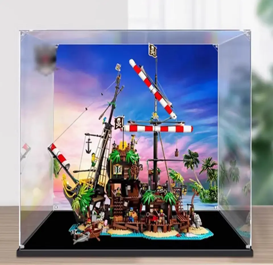 Acrylic Display Case Designed for Lego 21322 Barracuda Bay Pirate ...