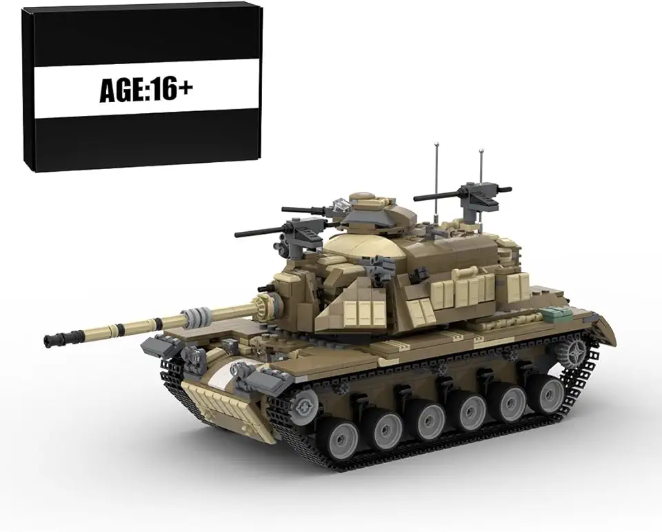Sponsored Ad - Military Tank Building Blocks, 1/30 Scale M60 Main ...