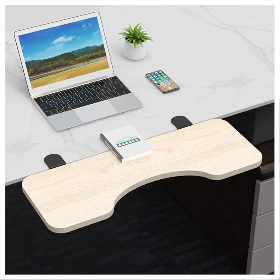 Ergonomic Under Desk Keyboard Tray, Adjustable Height and Angle ...
