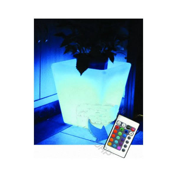 Main Access 131780 Fiji LED Planter Square with Remote (Weatherproof ...