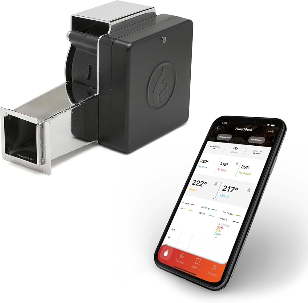 Flame Boss Smart BBQ Smoker Temperature Controller with Patented ...