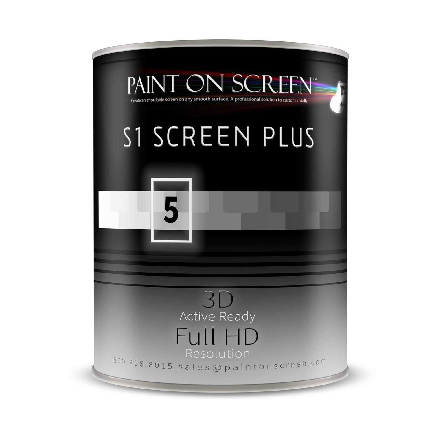 Paint on Screen Projector Screen Paint g005 s1 Screen plus silver ...