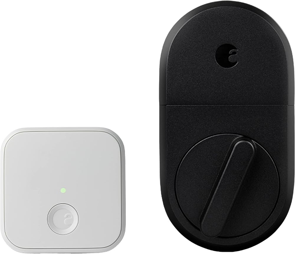 August Home Smart Lock + Connect, Black - Utah Outlet