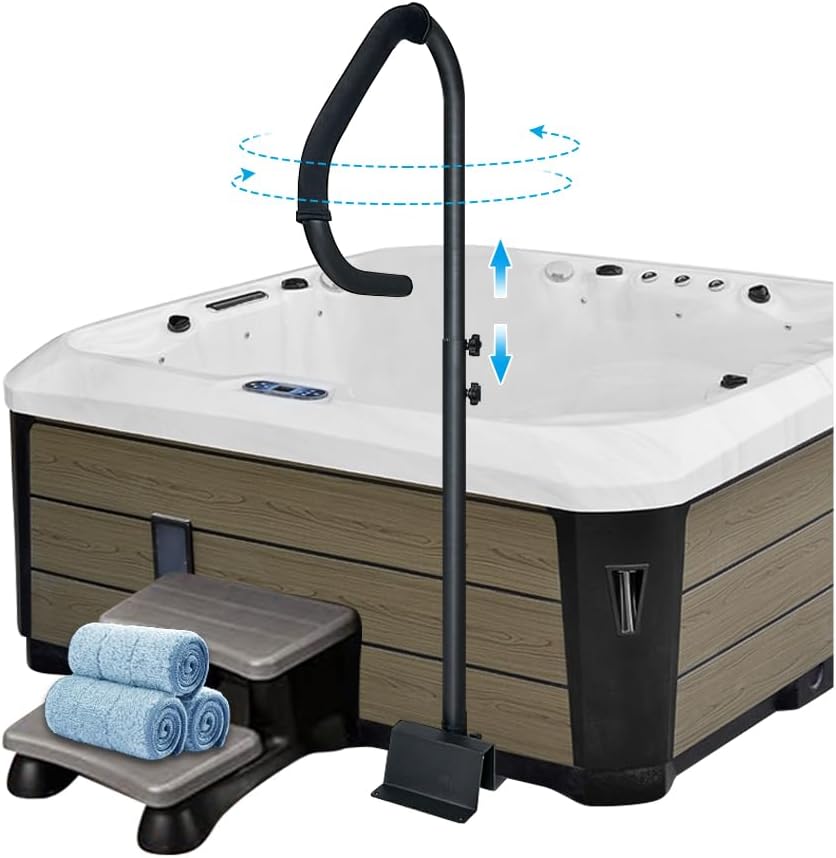 Hot Tub Handrail Spa Side Handrails Hot Tub Railing to Get In and Out ...