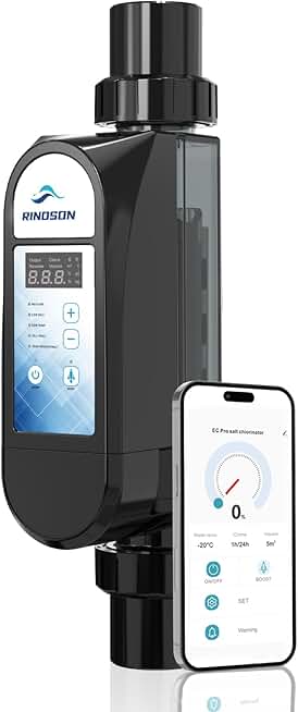 Smart Saltwater Pool Chlorinator System with Five Year Warranty-App ...