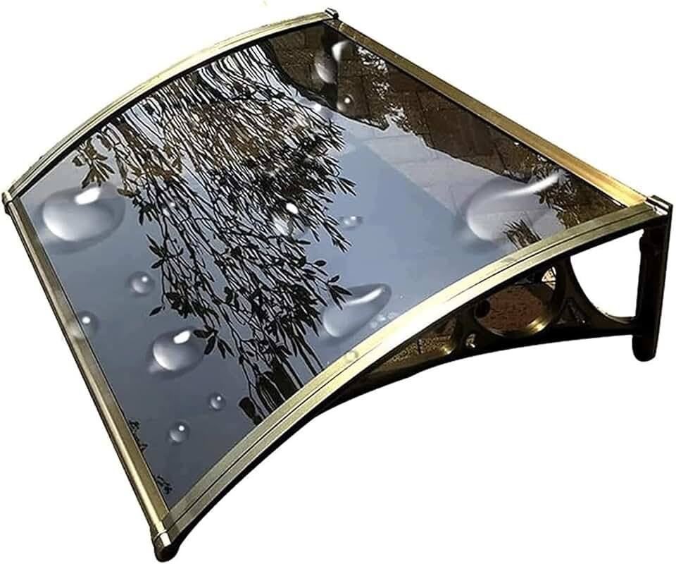 Front Door Canopy Porch Rain Protector Strong Load-Bearing Uv ...