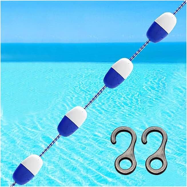 Swimming Pool Safety Rope Float Lane Divider - Professional 30ft ...