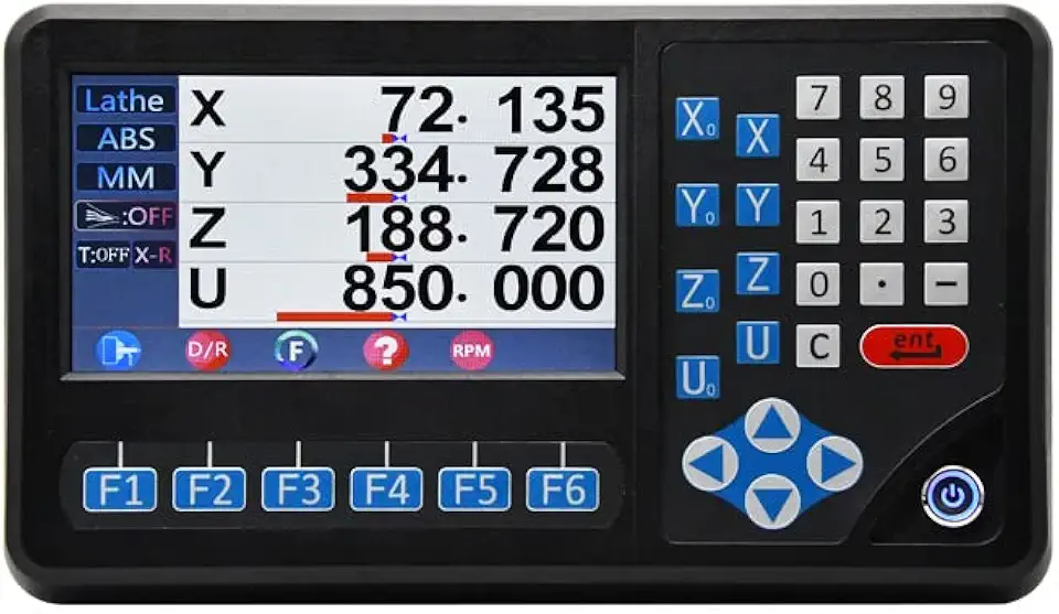 4Axis Digital Readout With RPM Hall Sensor, DRO LCD Display Monitor ...