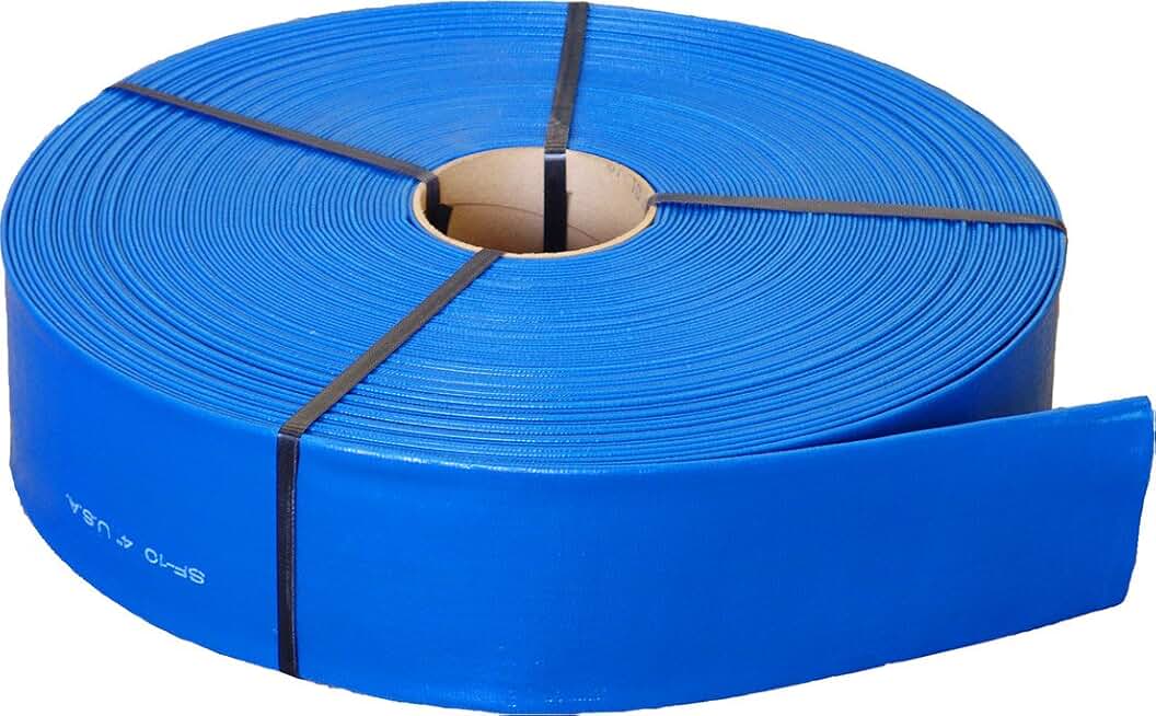 Sun-Flow SF10E-0300 3" Lay Flat Hose, 300' Sun-Flow, PVC SF10 - Utah Outlet