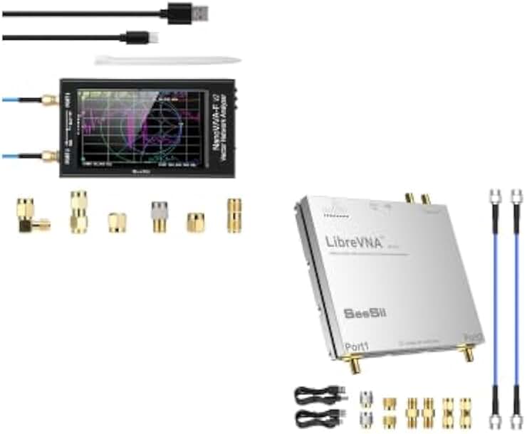 Upgraded NanoVNA-F V2 Vector Network Analyzer +2022 Upgraded LibreVNA 2 ...