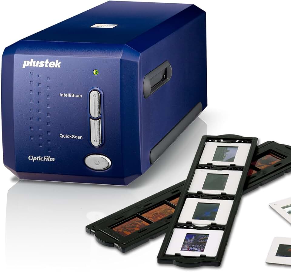 Plustek OpticFilm 8100-35mm Negative Film/Slide Scanner with 7200 DPI ...