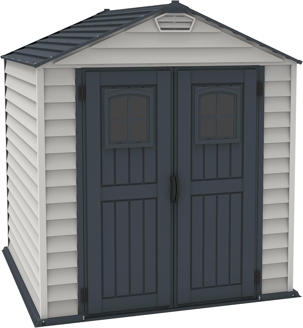 Storemax Plus 7 Ft. W X 7 Ft. D Vinyl Garden Storage Shed with Floor ...