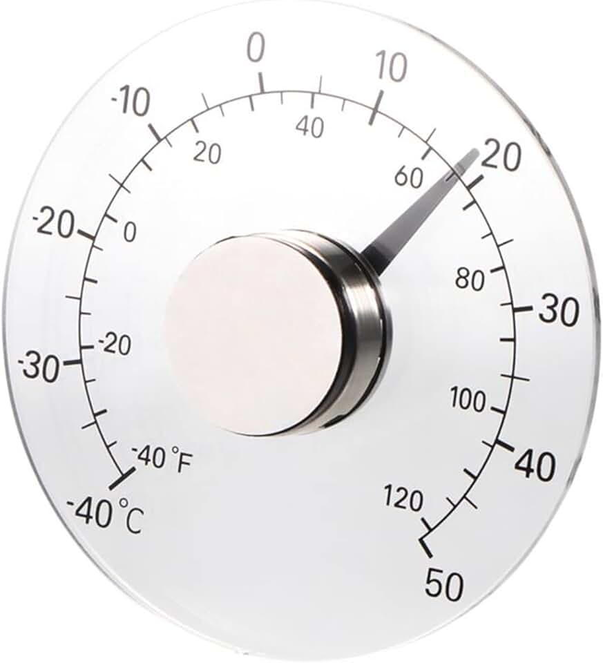 Thermometer Temperature Transparent Clear Outdoor Window Thermometer ...